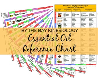 Aromatherapy Essential Oil Chart, Digital Download PDF, Essential Oil ...