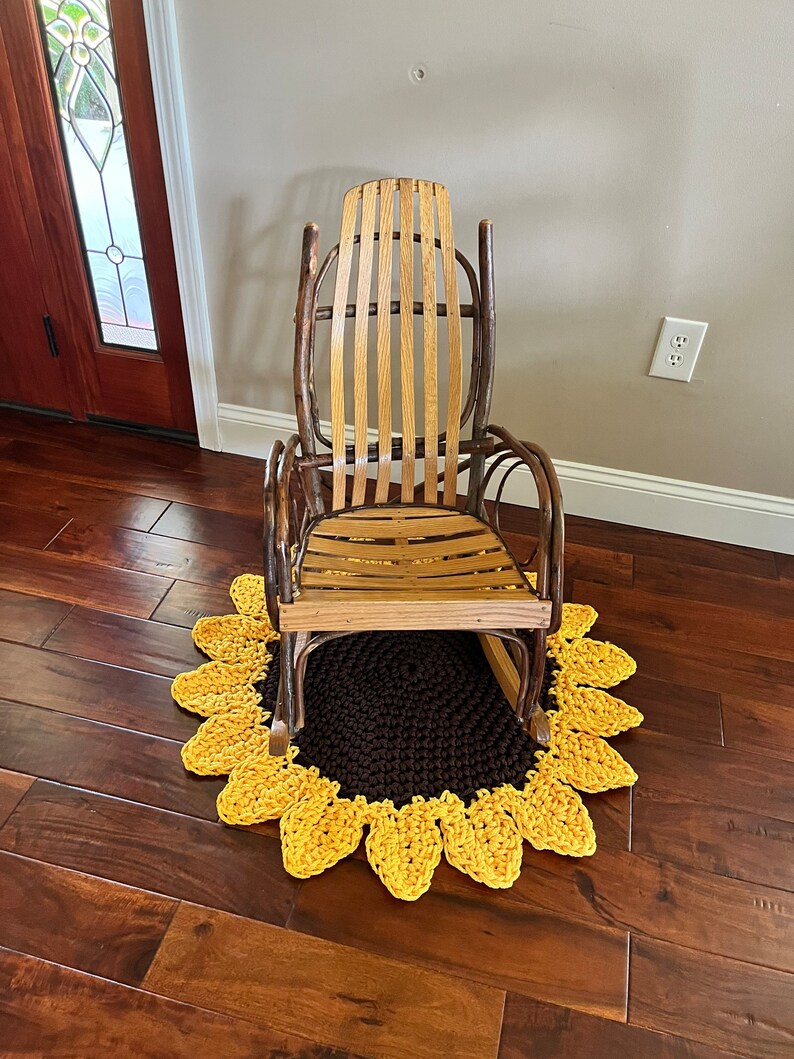 Sunflower Rug - Etsy
