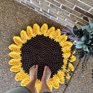 Sunflower Rug - Etsy