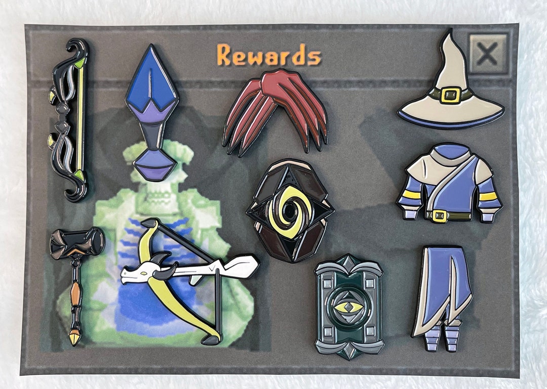 OSRS Chambers of Xeric Reward Pins, Old School Runescape Raids ...