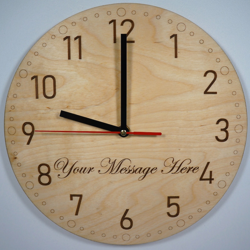 Personalized Wall Clock - Etsy
