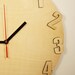 Wooden Clock/crooked Numbers/ Home Decoration/ DIY/ Made of Wood - Etsy