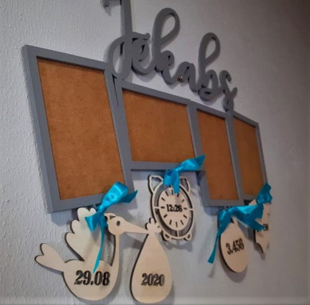 Customize Wooden New Born Baby Frame/ Perfect Home Decoration/ - Etsy