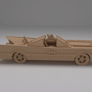DXF/DWG Batmobile Puzzle File/home Decor/laser Cut File/cnc Milling/diy ...
