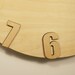 Wooden Clock/crooked Numbers/ Home Decoration/ DIY/ Made of Wood - Etsy