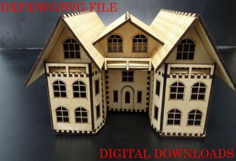 DXF/DWG Digital Download Laser Cut House/home Decor/diy/wooden ...