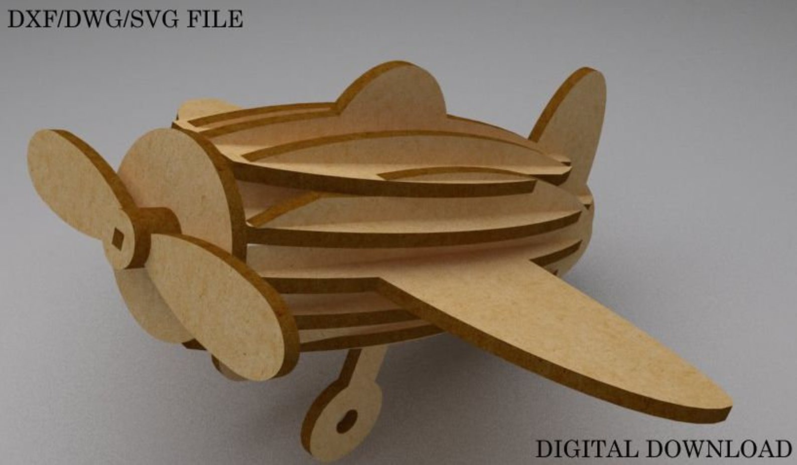 DXF/DWG Plane File/home Decor/laser Cut File/cnc Milling/diy/crafts ...