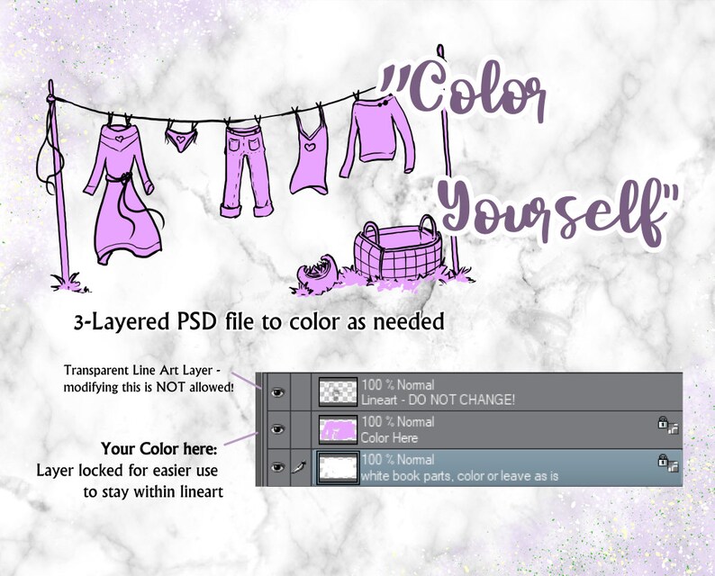 Laundry Clothes Line SVG Layered Clipart Editable doodle icon | Etsy