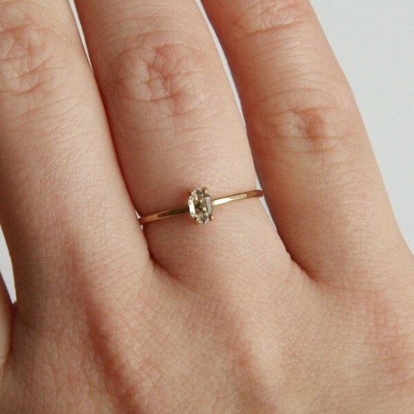 Small Diamond Ring - Etsy