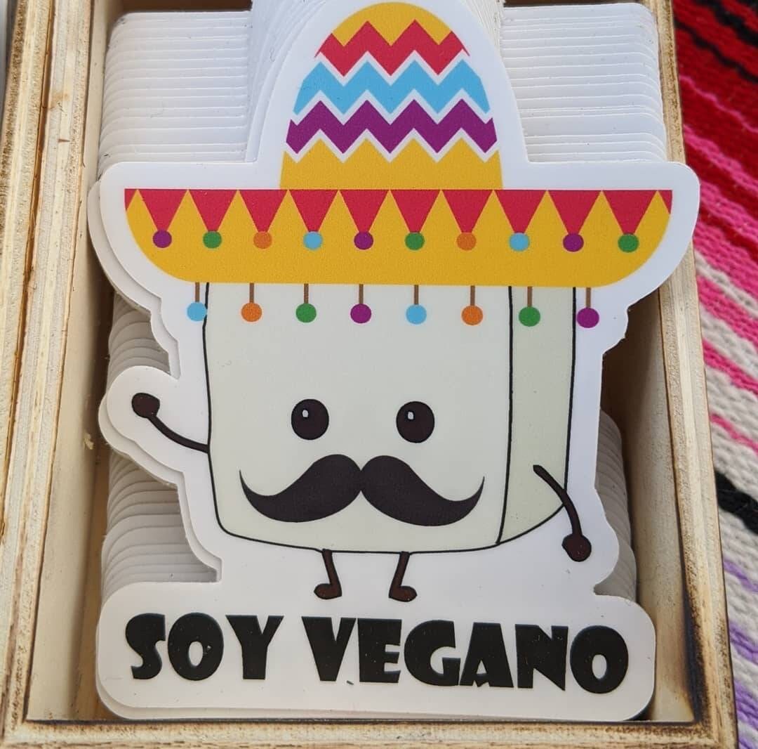 Soy Vegano Sticker// Vegan Stickers // Laptop // Water Bottle ...