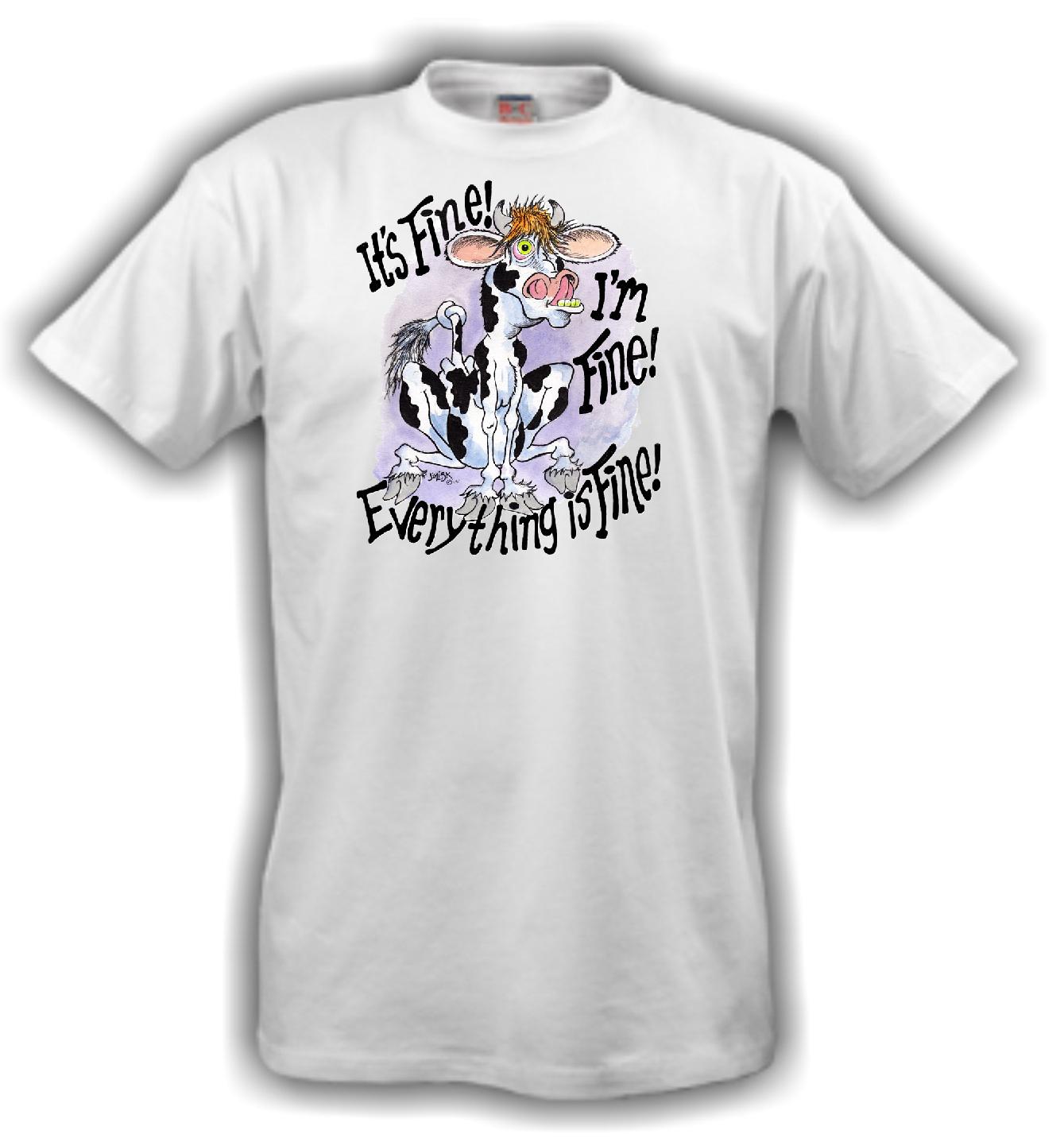 I'm Fine Cow Digital Download - Etsy