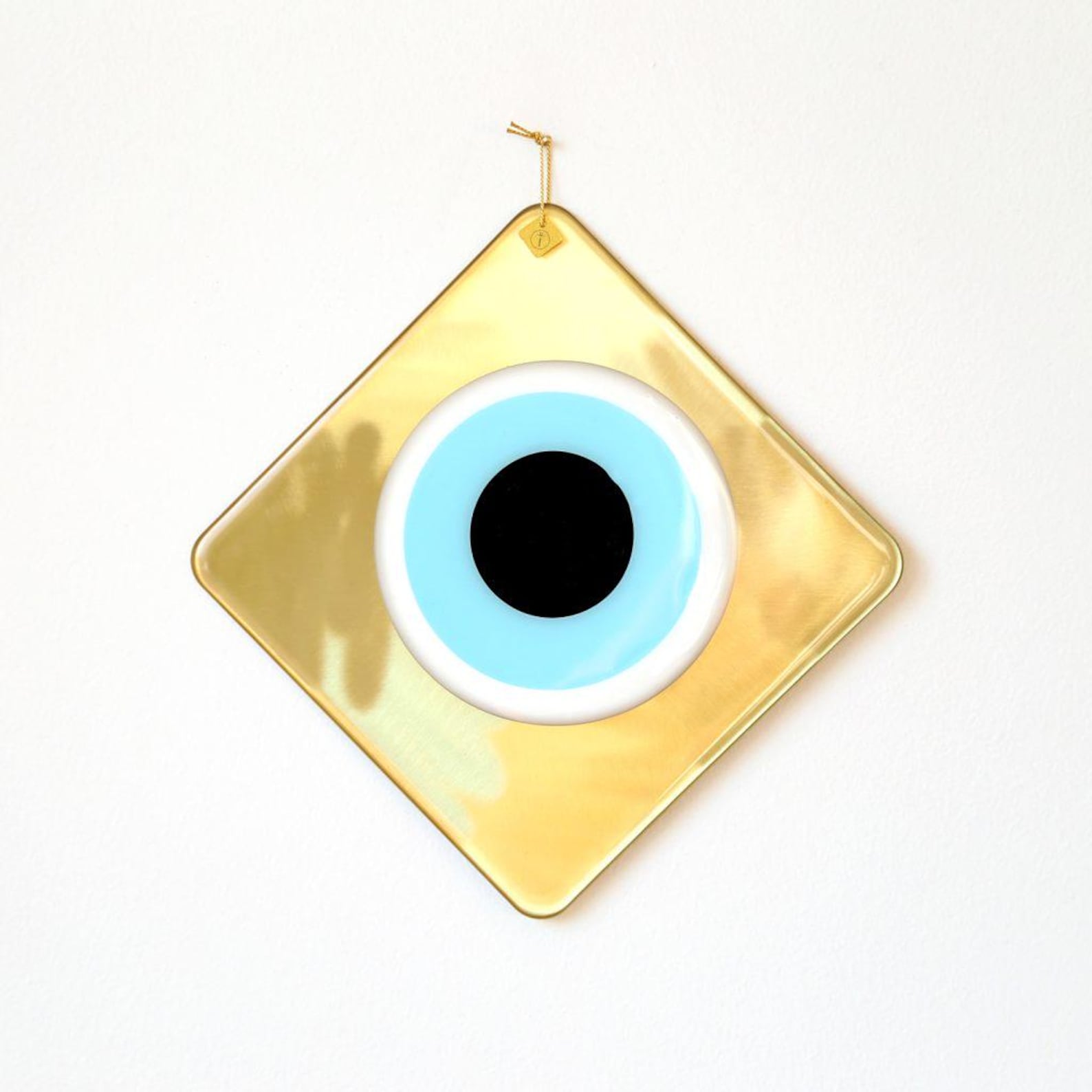 Large Square Bronze Mati | Greek Style Square Centerpiece | Home Decor ...