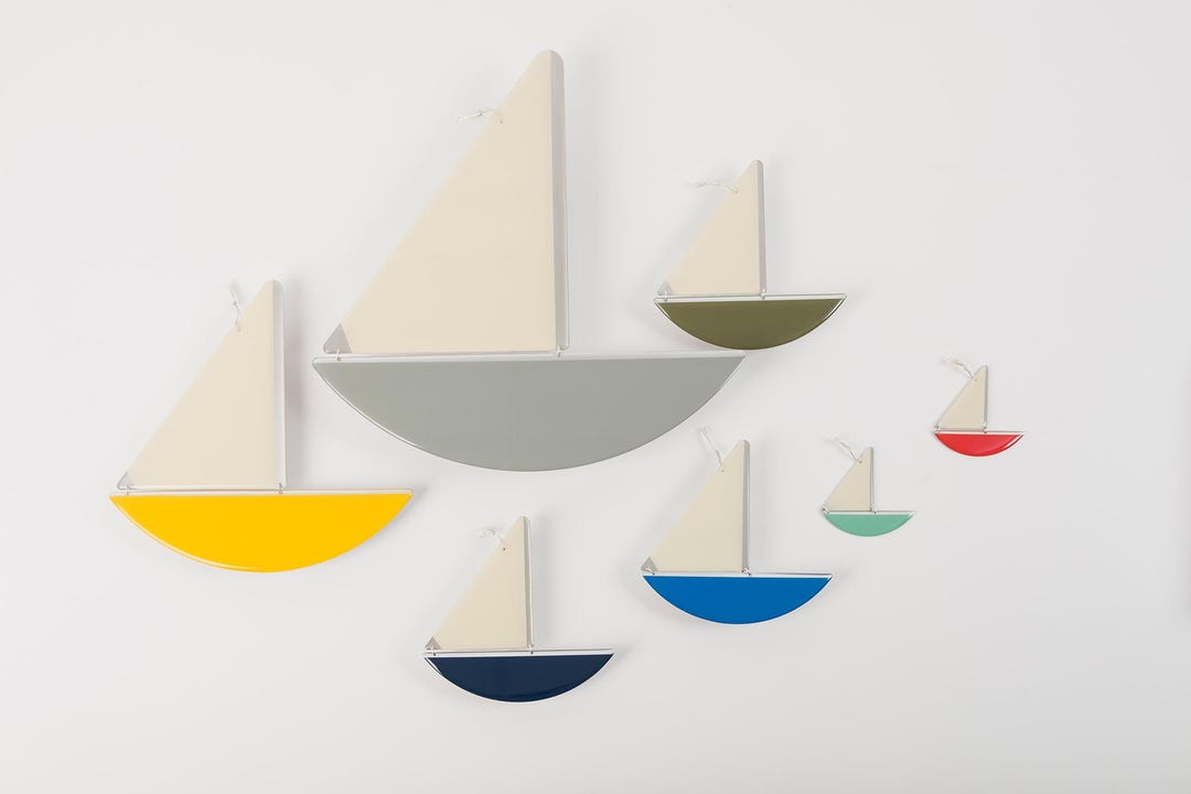 Wall Mounted Aluminium Bronze Boat | Unique Greek Decor | Cultural ...