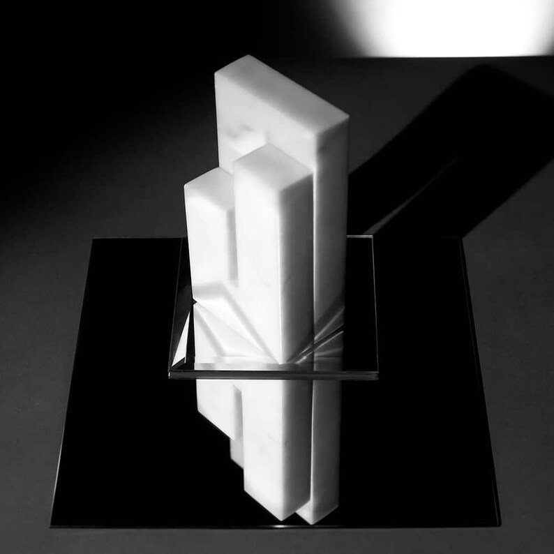 ANAKTAE Rhoe Bookends | Handcrafted Decorative Bookends | Unique Greek ...