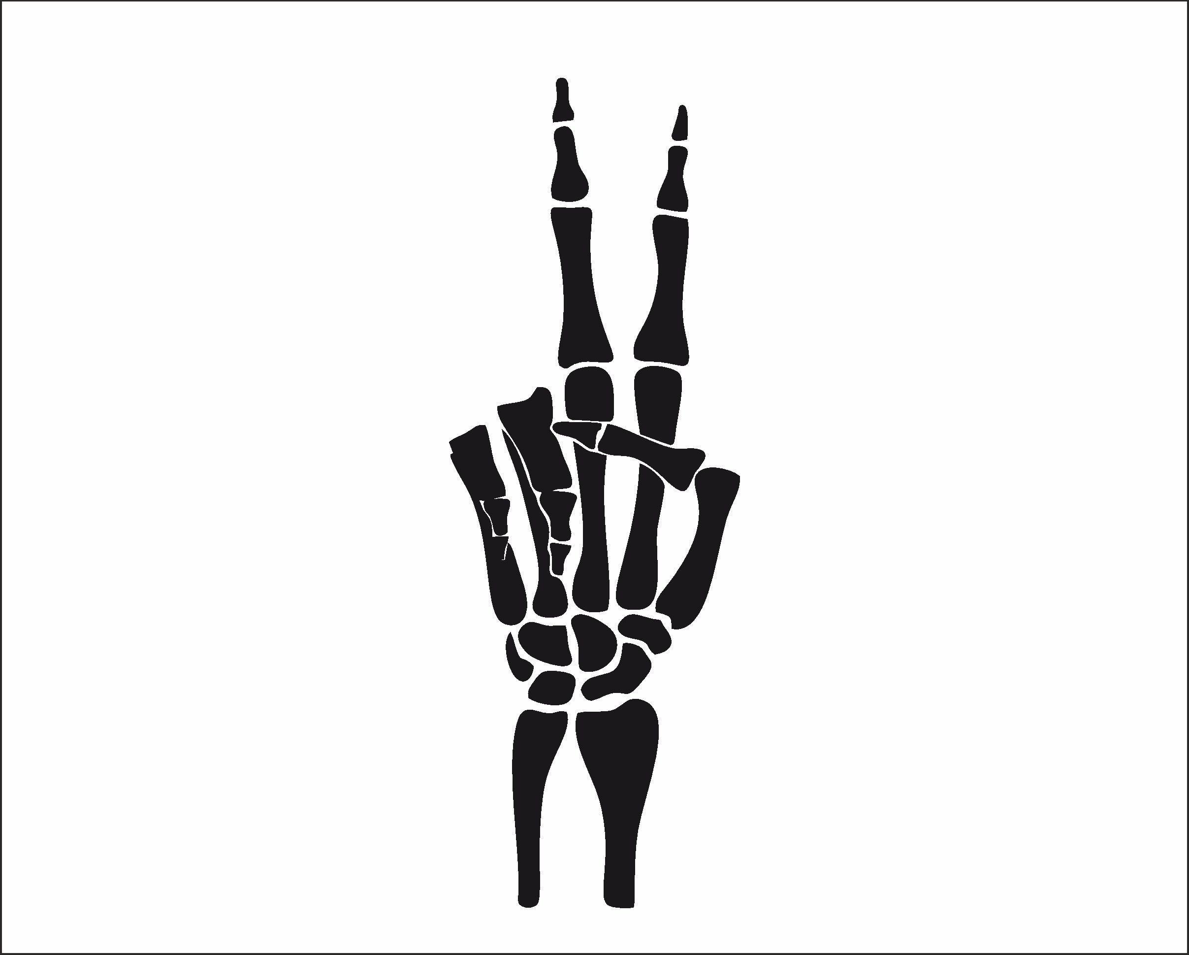 Skeleton Hands Bundle Pack SVG Middle Finger Skeleton Svg, Rack Hand ...