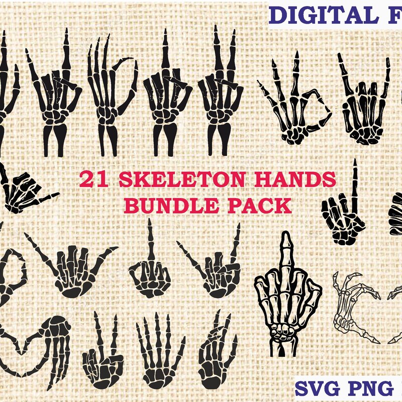 Skeleton Hand - Etsy