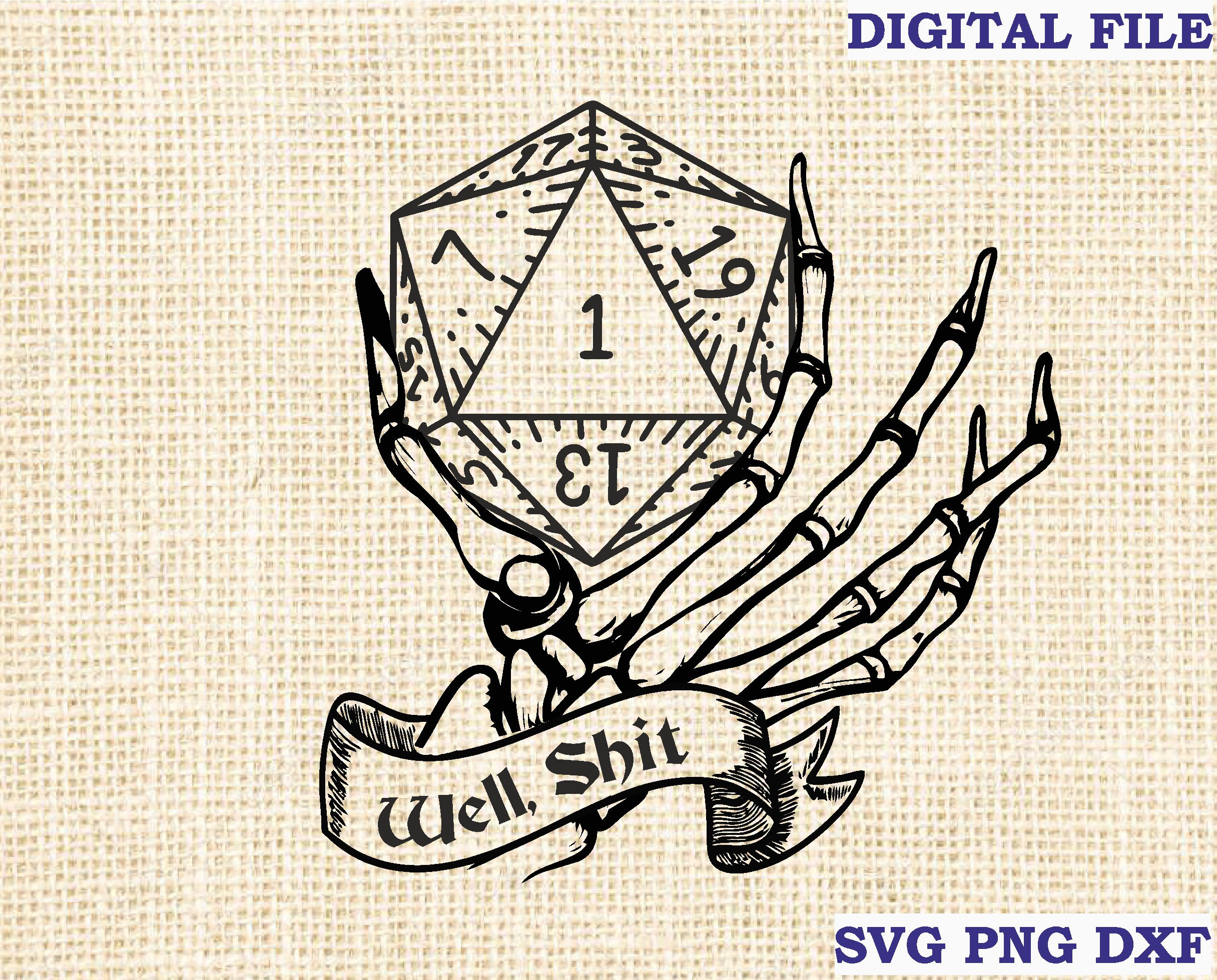 Well Shit SVG, Dnd Svg, Well Shit Logo, Dnd Shirt Svg, Dungeons and ...