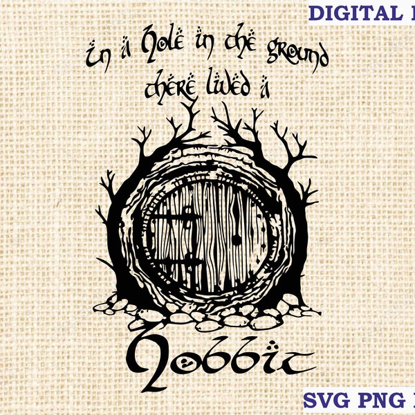 Hobbits House Svg - Etsy