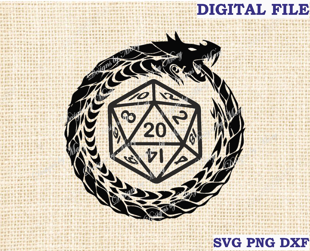 Dnd Svg, Dungeons and Dragons Svg, Dragon Magic Circle SVG, Dice Dnd ...
