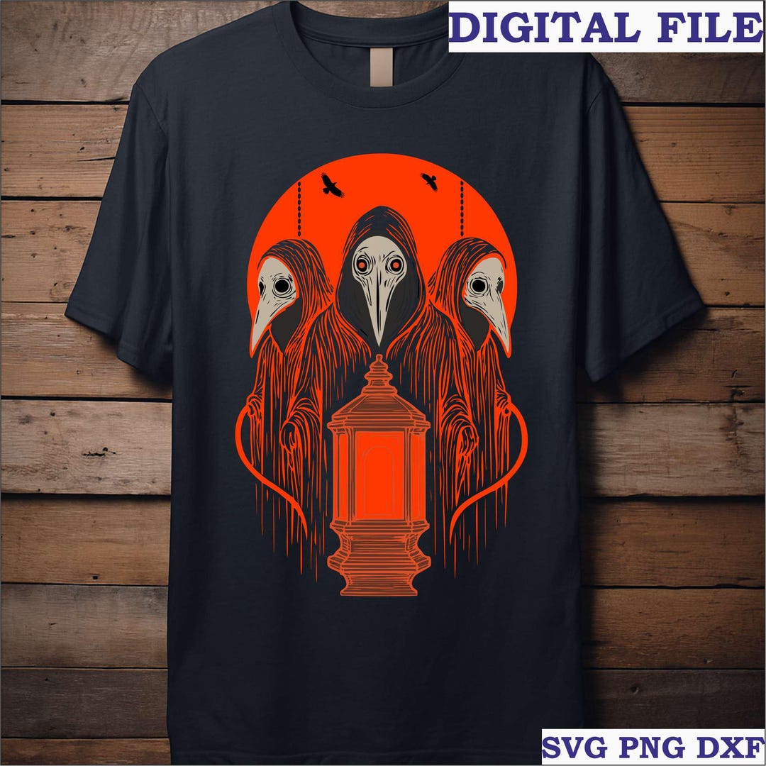 Halloween Shirt Svg Spooky Season Png, Plague Doctor Svg Witchy Svg ...