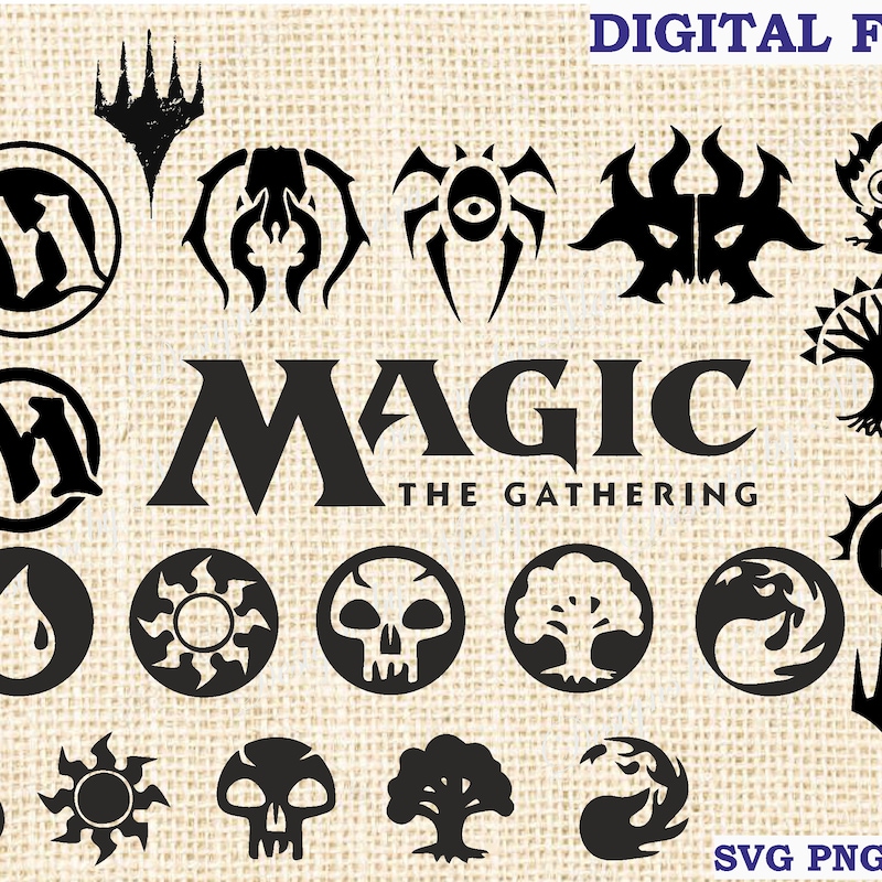 Magic the Gathering Svg - Etsy