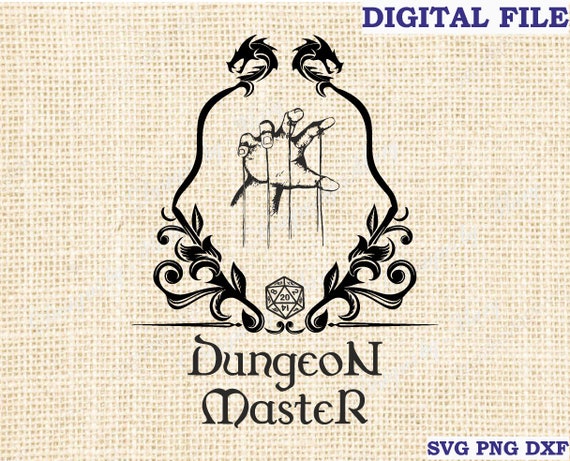 Dnd Svg Dungeon Master Svg Dungeons and Dragons Svg D20 - Etsy UK