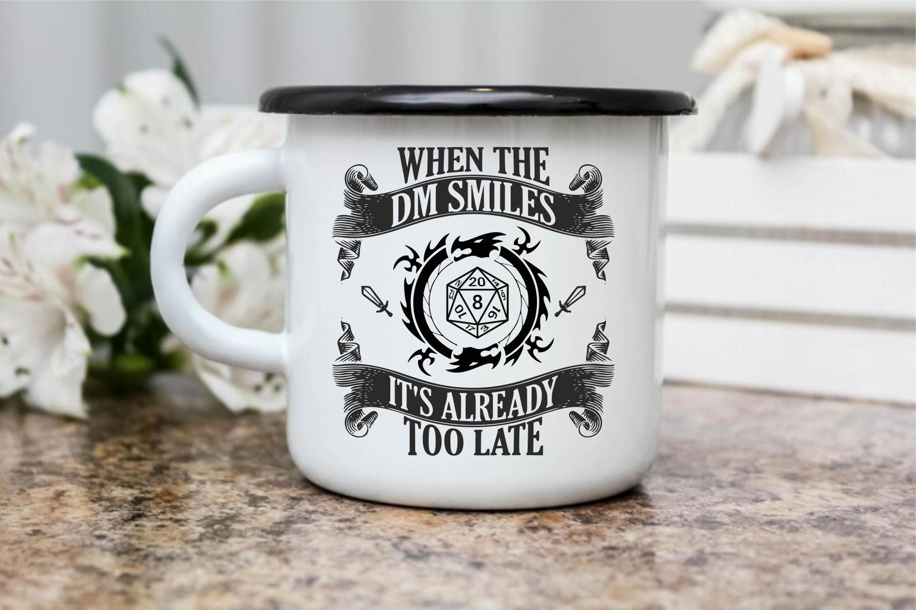 Dungeon master SVG When dm smiles t-shirt svg Dungeons and - Etsy España