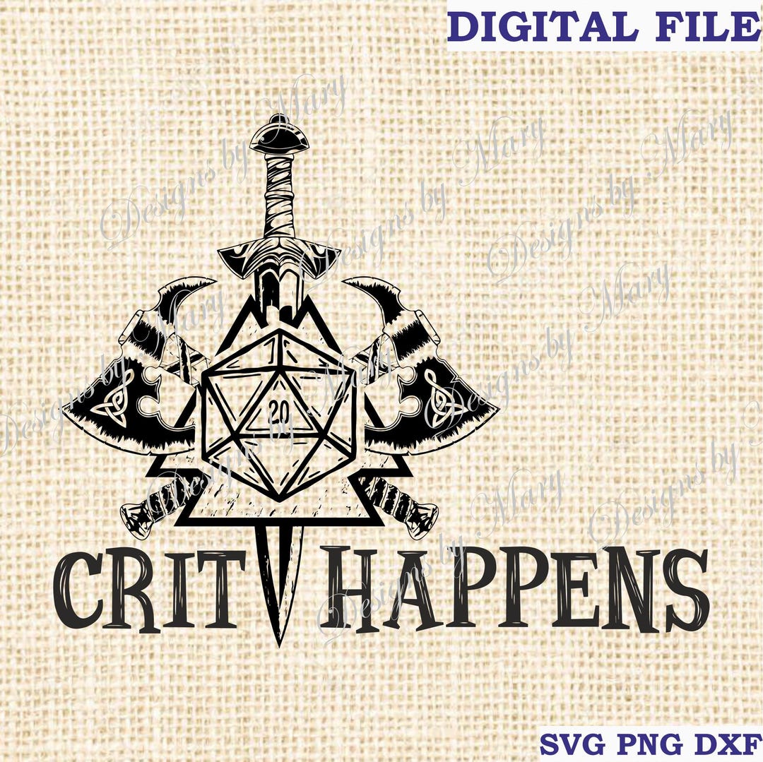 Critical Role Svg, Dungeons and Dragons Svg, Crit Happens Svg, Dungeon ...