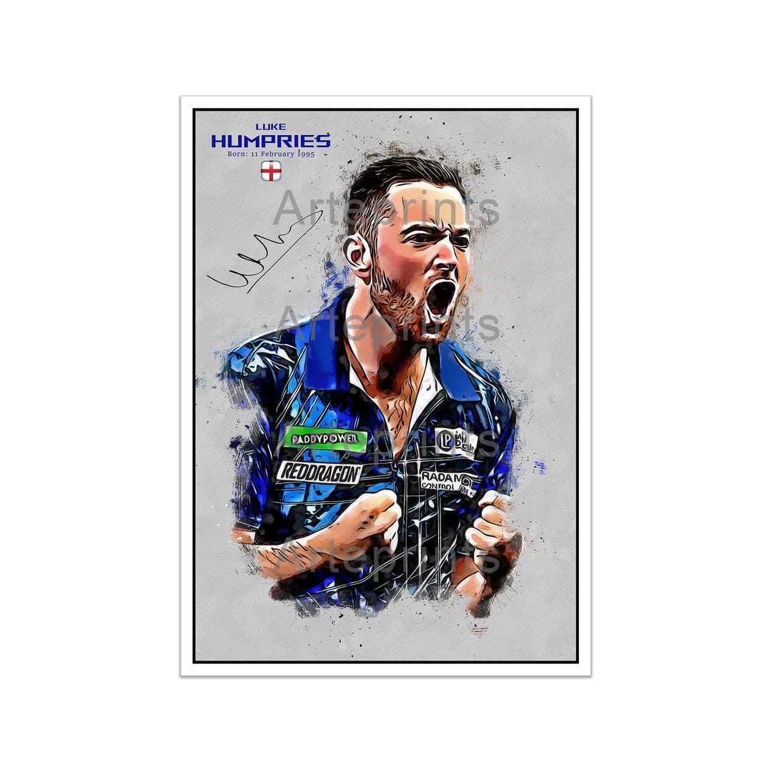 Luke Humphries Signed Art Print - Etsy