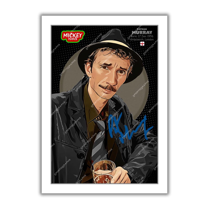 Patrick Murray AKA Mickey Pearce Signed Film and TV Memorabilia Art ...