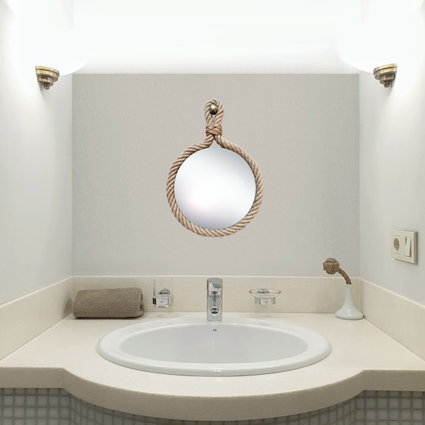 Rope Mirror - Etsy