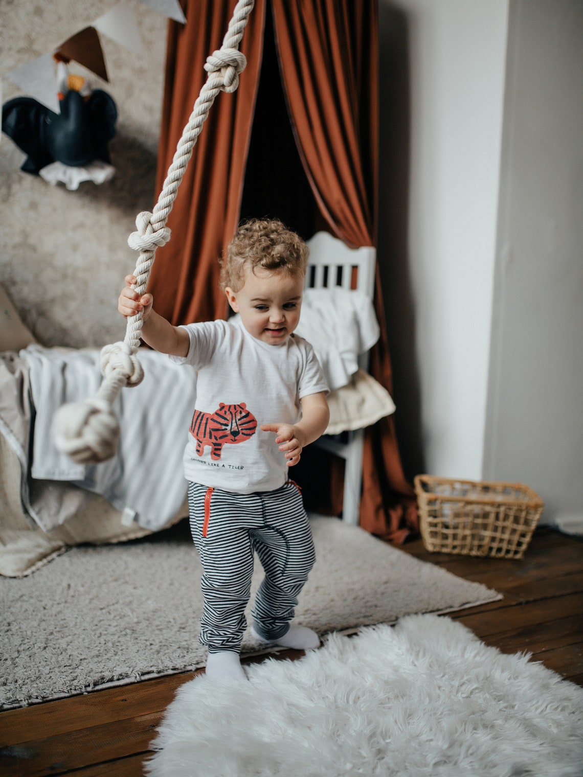 Pirate Climbing Rope for Indoor Kids Space. This Climbing Rope - Etsy