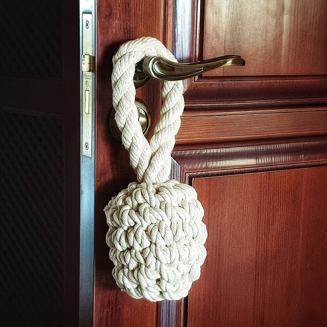White Loop Robust Door Stopper. Wall Protection. - Etsy