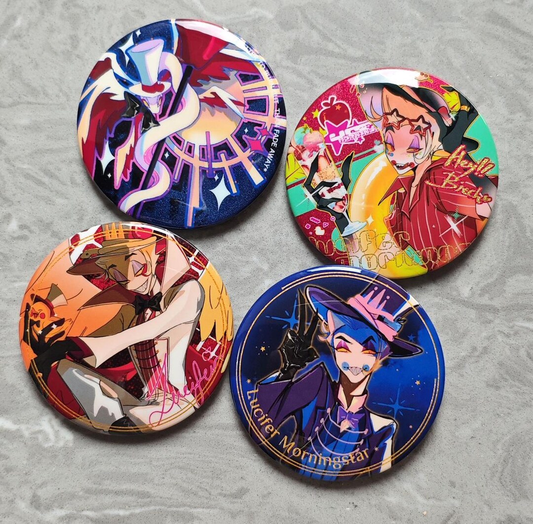 Lucifer Morningstar | Badges Hazbin Hotel HH - Etsy