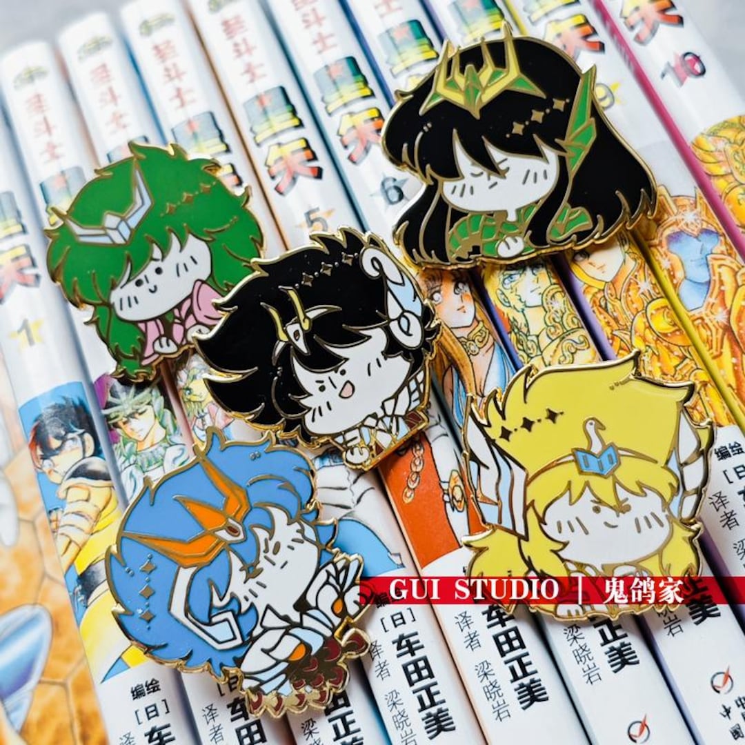 Saint Seiya Pins Cuties Hard Enamel Pin | GUI Design - Etsy