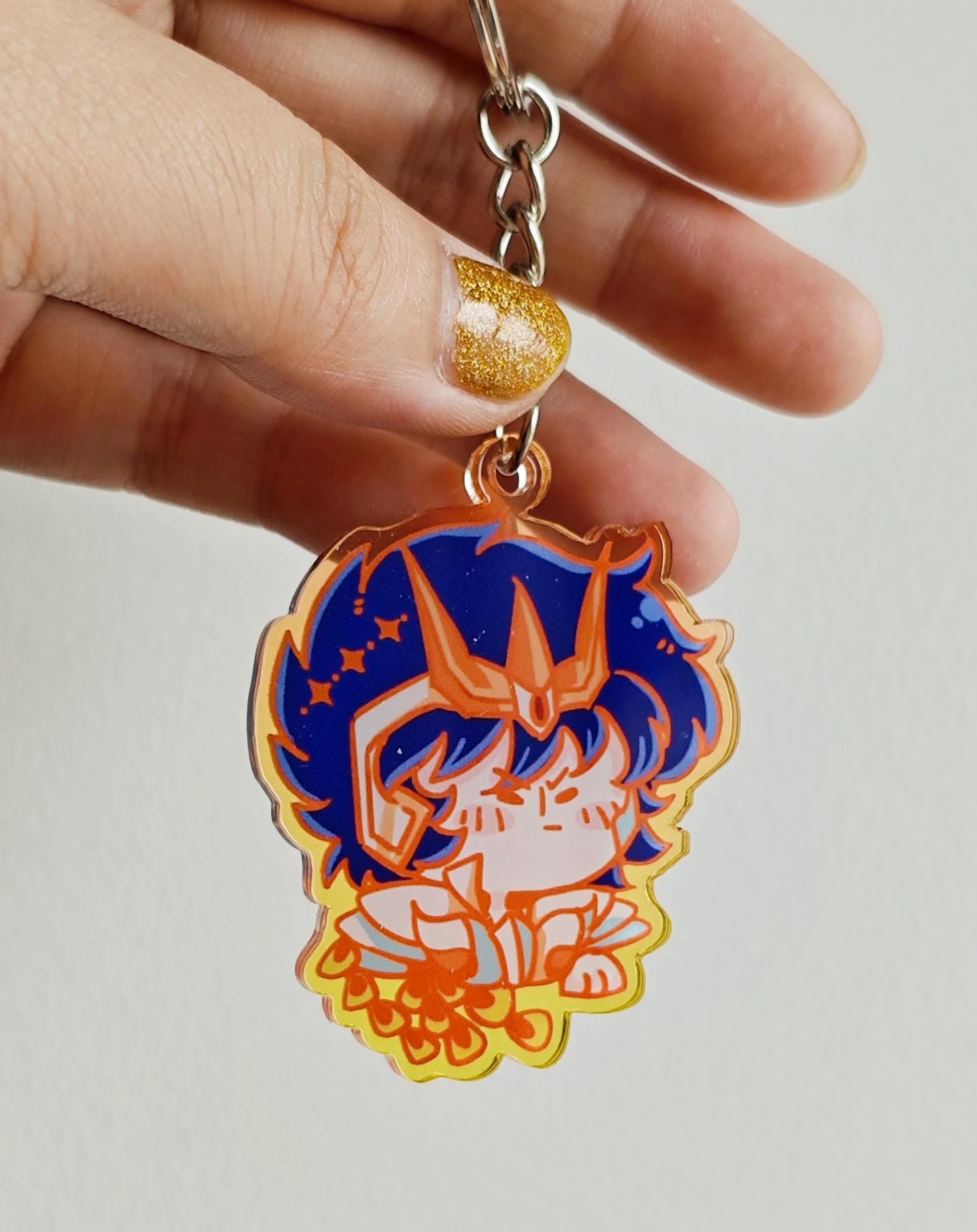 Saint Seiya Keychain | GUI Design - Etsy