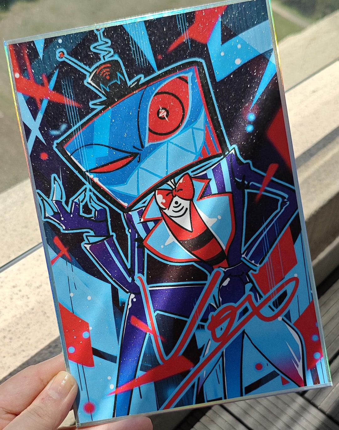 VOX Shikishi Thick Cardboard | Hazbin| HH | GUI Design - Etsy