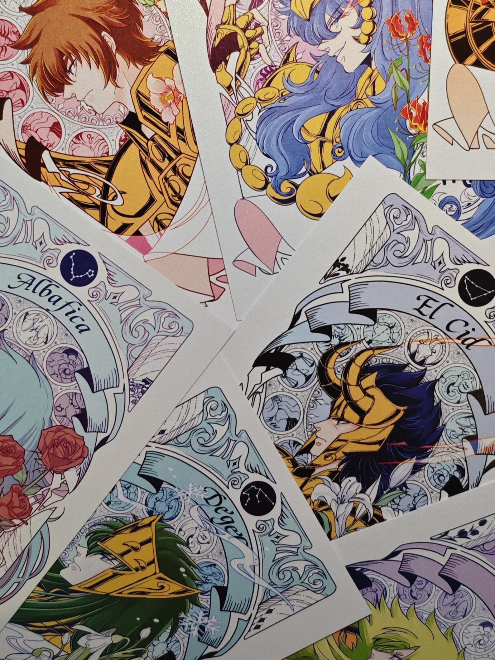 The Lost Canvas Postcard | Saint Seiya | GUI Design - Etsy