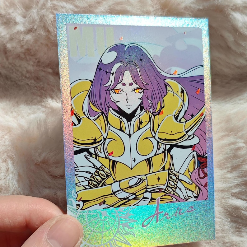 Card Golden Saint | Zodiac | Saint Seiya | GUI Design - Etsy