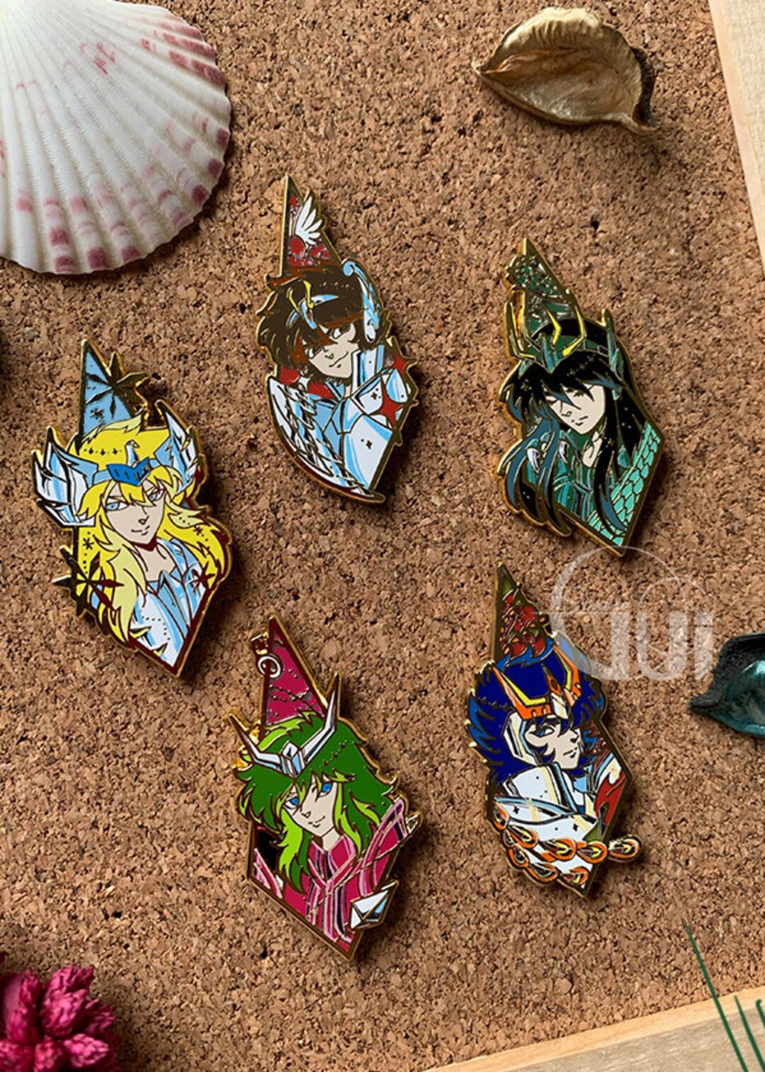 Saint Seiya Enamel Pins G.U.I Studio - Etsy