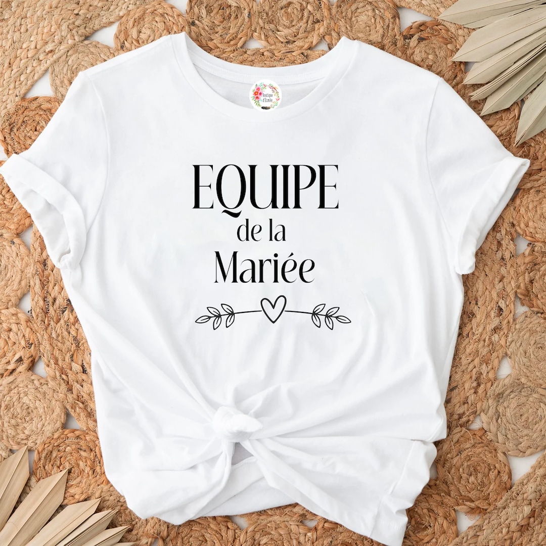 T shirt personnalisée Evjf/ Team de la mariée équipe de la mariée ...