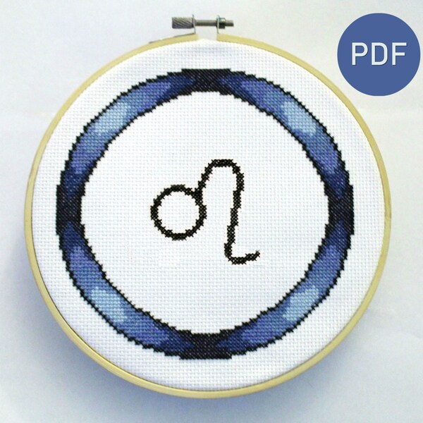 Zodiac Cross Stitch - Etsy