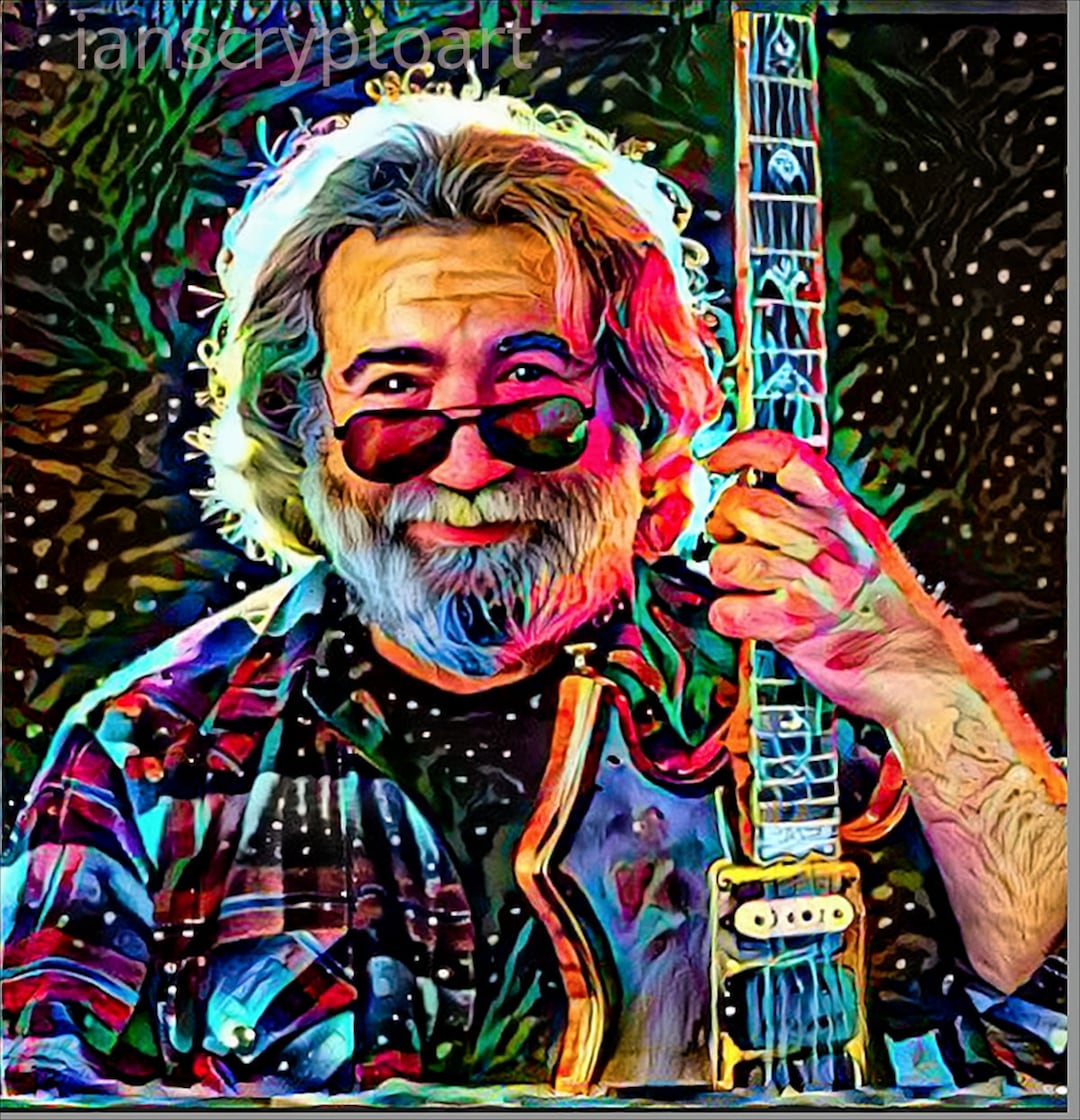 Jerry Garcia, Jerry Garcia Poster, Limited Edition 10 Prints - Etsy