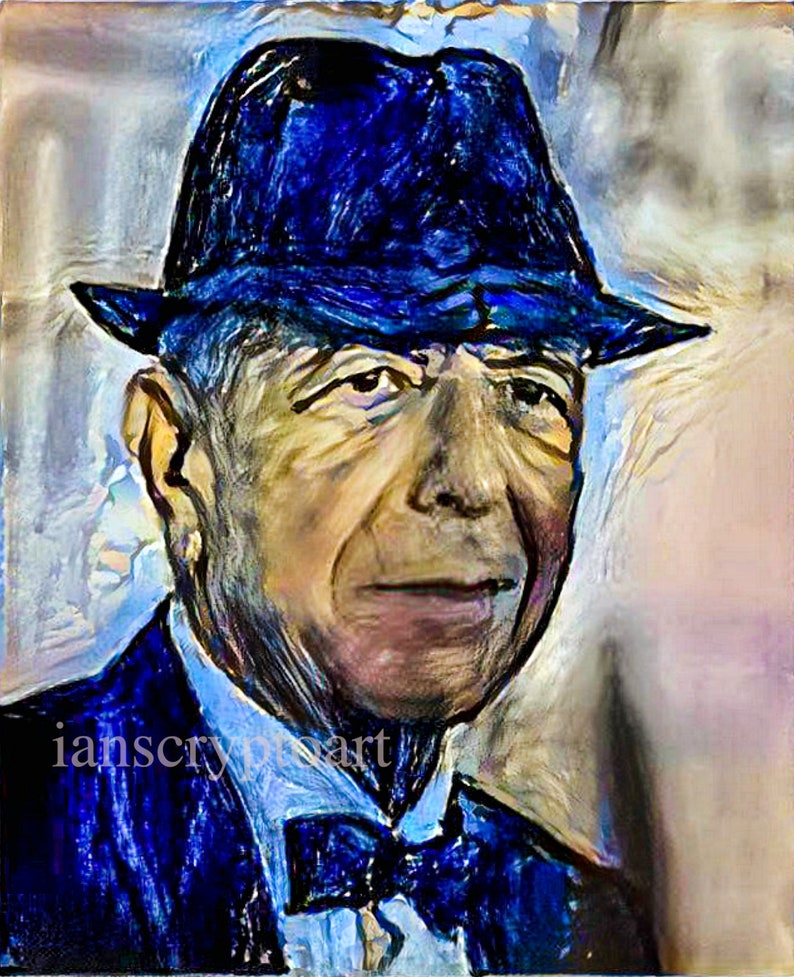 Leonard Cohen Leonard Cohen Poster Leon Cohen T-shirt - Etsy