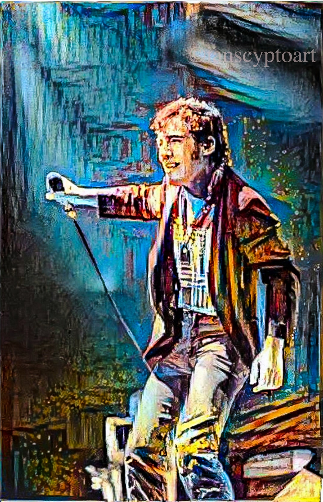 Bruce Springsteen, Bruce Springsteen Poster,bruce Springsteen Art,bruce ...