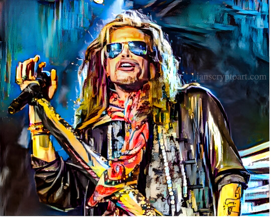 Aerosmith, Steven Tyler, Steven Tyler Poster - Etsy