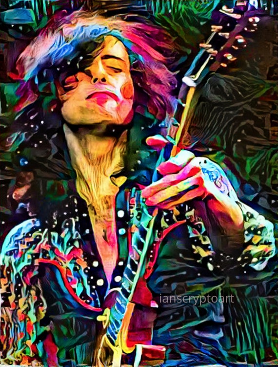 Jimmy Page Limited Edition of 10 Prints Signeddatednumbered | Etsy