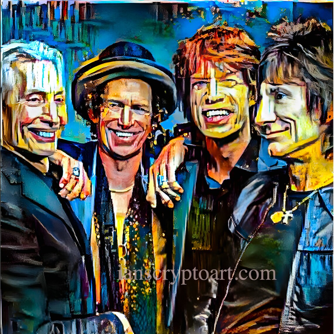 Rolling Stones, Rolling Stones Poster,limited Edition Signed Prints - Etsy