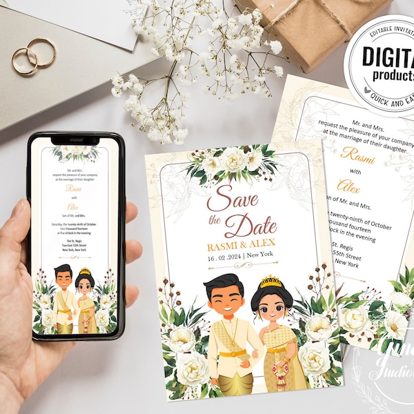 Asian Invitation - Etsy