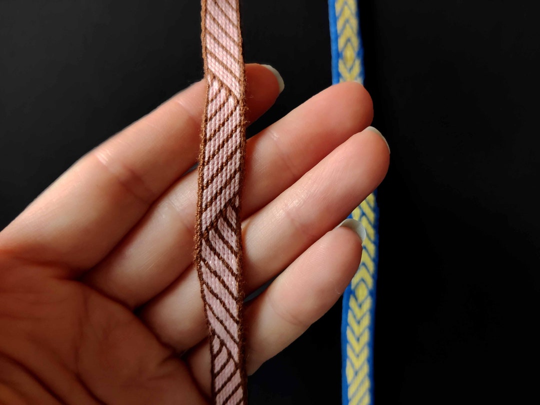 Medieval Braid, Tablet Trim, Viking Card Strap, Tablet Weaving, LARP ...